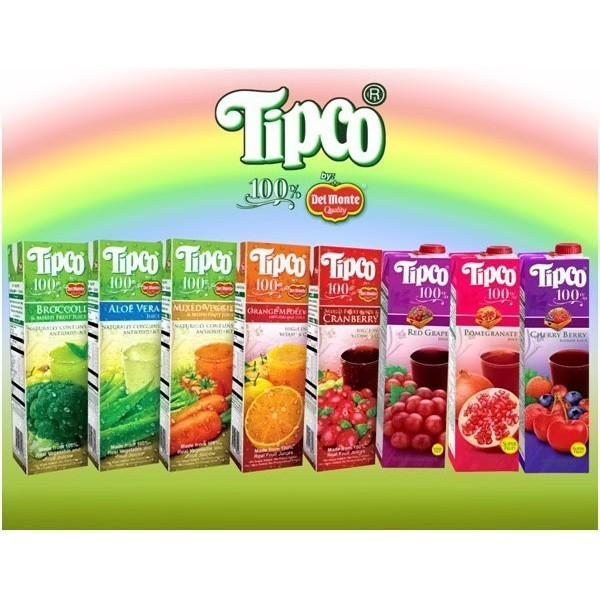 Jual Tipco 100% Juice / Jus Buah & Sayur 1 Liter | Shopee Indonesia
