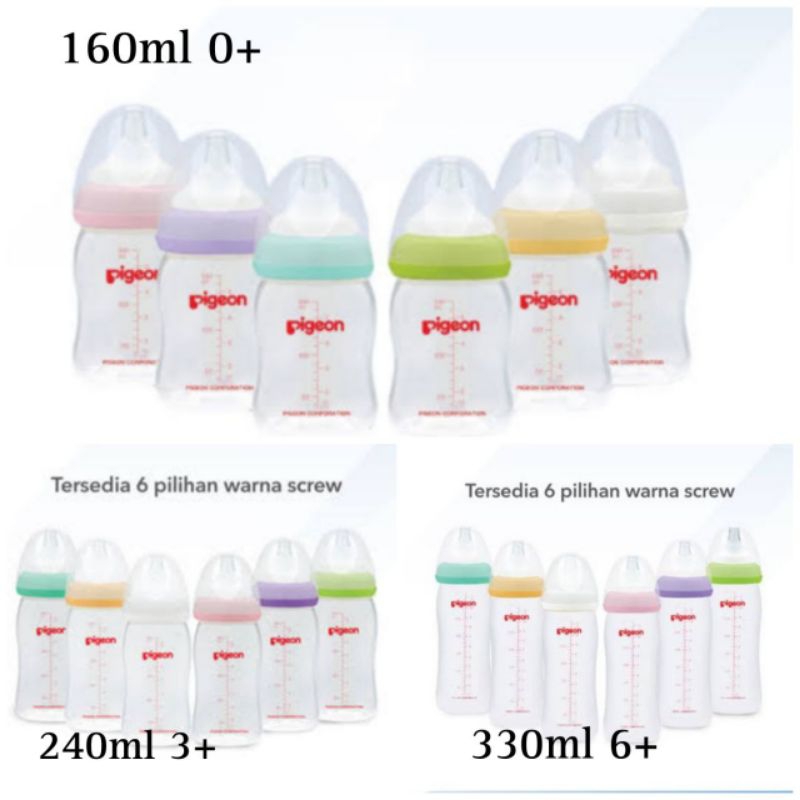 Jual Pigeon | SoftTouch Peristaltic Plus | Botol Dot Bayi - (53126 ...