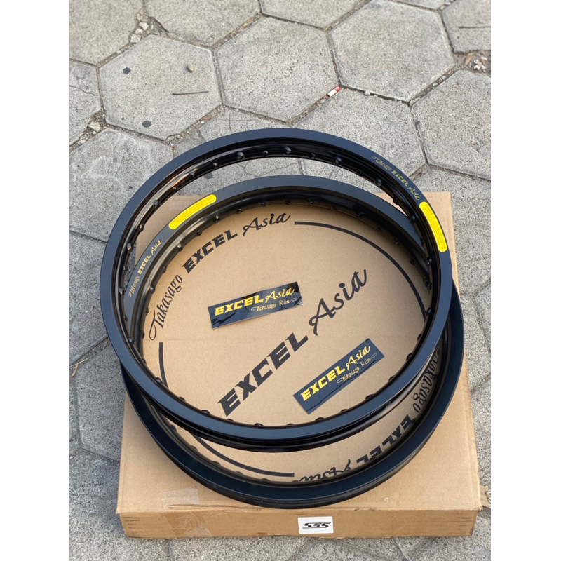 Jual velg takasago excel asia original 140/160/185-17 hitam | Shopee ...