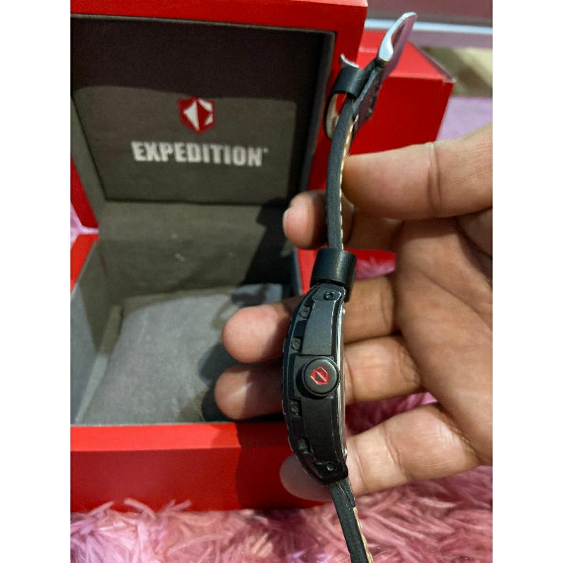 Jual Jam Tangan Expedition 6782 MA automatic Fullblack Leather Kulit ...