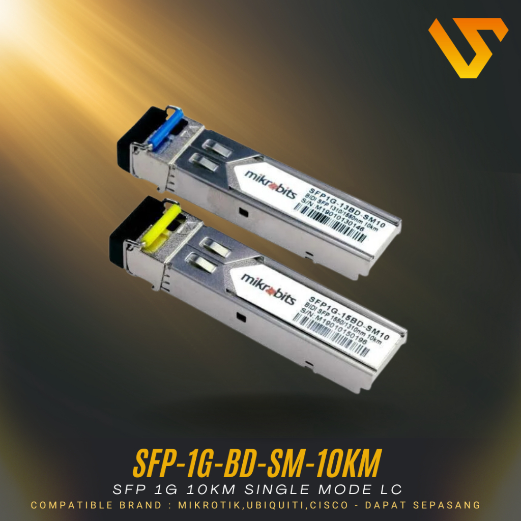 Jual Mikrobits SFP Transceiver SFP-1G-BD-SM-10KM | Shopee Indonesia
