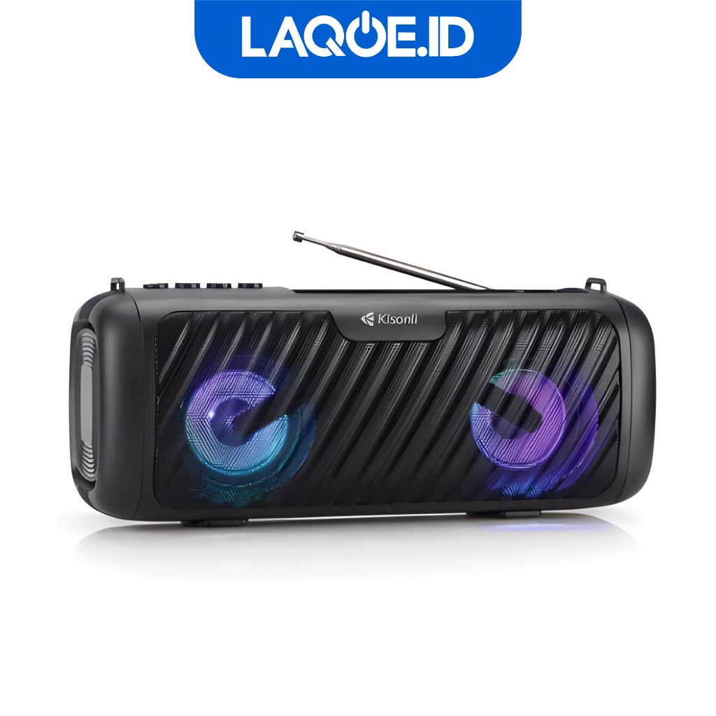 Jual Speaker Aktif Bluetooth Kisonli Sc 15 Dengan Lampu Led Bass