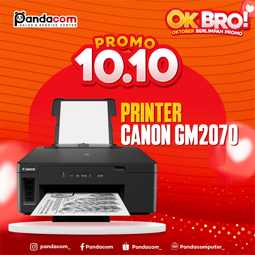 Jual PRINTER CANON PIXMA GM2070/PRINT/WIFI/WIRELESS/INFUS ORIGINAL ...