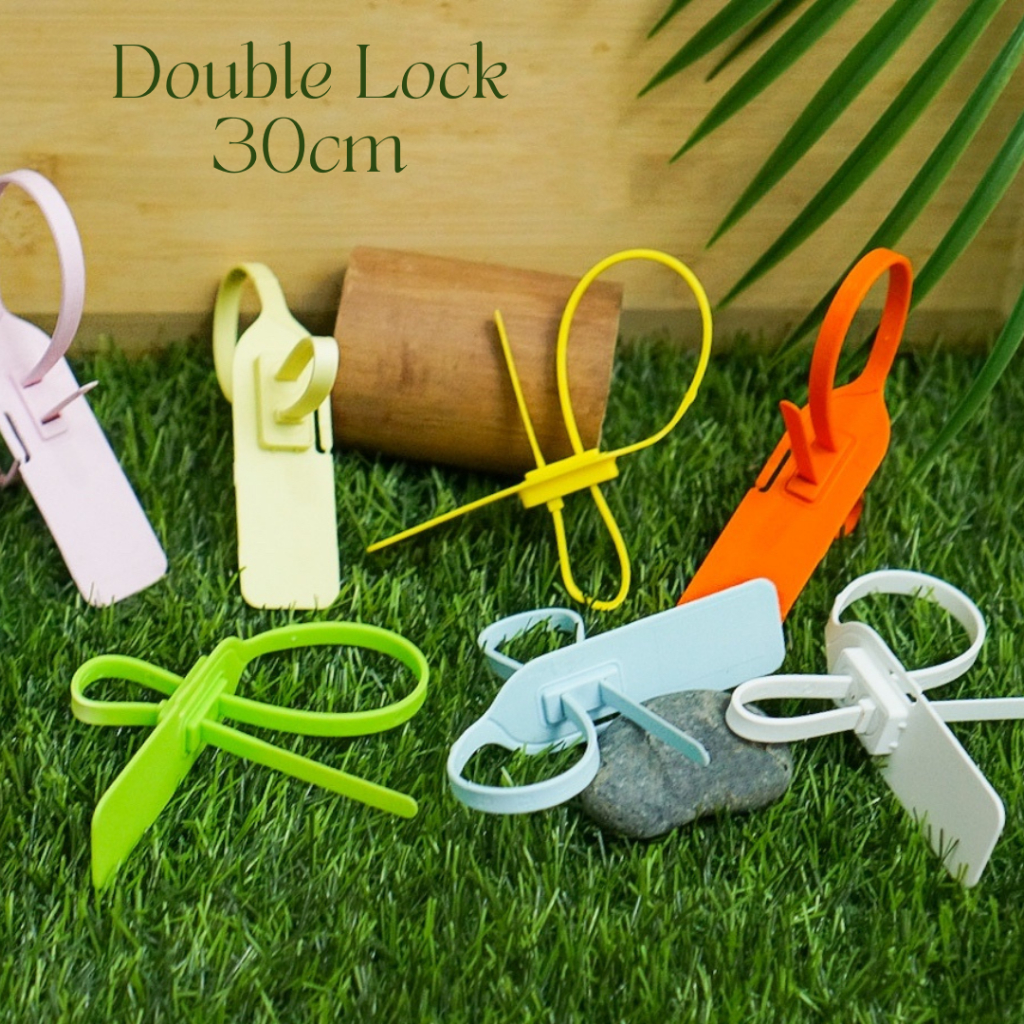 Jual Segel Plastik Double Lock Pengaman Kontainer Kabel Ties Label Free ...