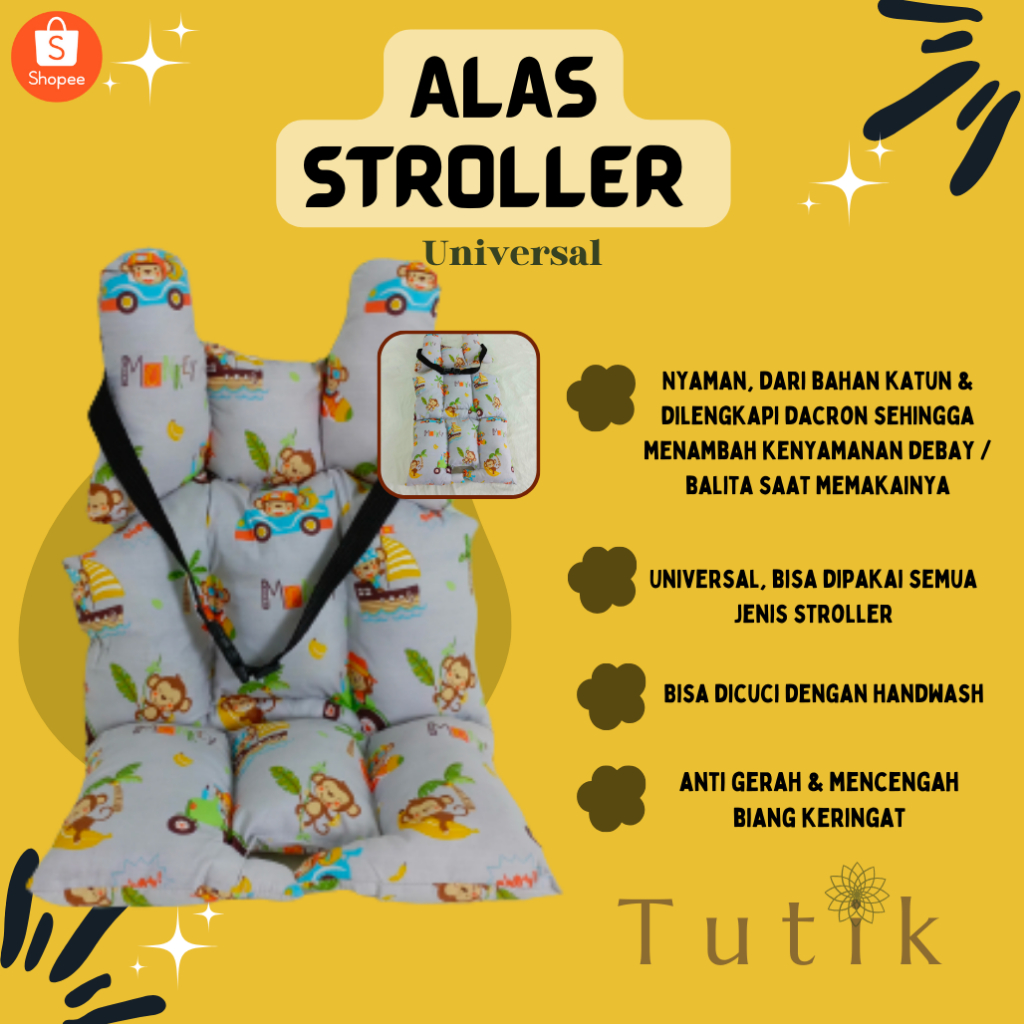 Jual ALAS STROLLER Bayi Universal / ALAS CAR SEAT / ALAS DUDUK Seatpad ...