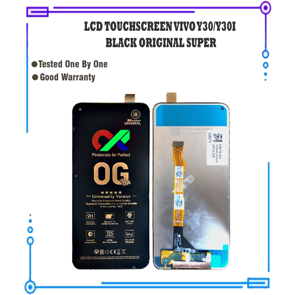 Jual LCD TOUCHSCREEN VIVO Y30 - Y30I - BLACK OG SUPER - LCDTS VIVO ...