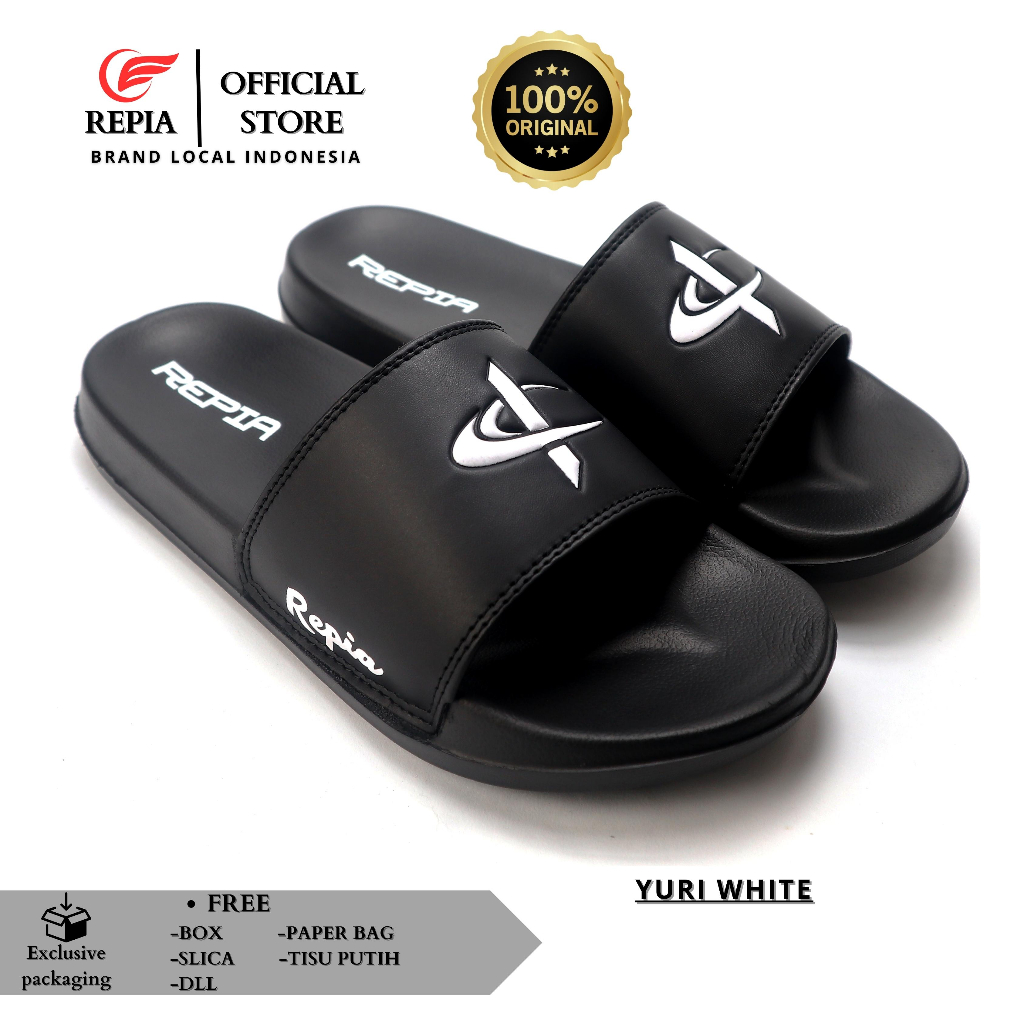 Jual Repia Yuri Sandal Unisex White | Shopee Indonesia