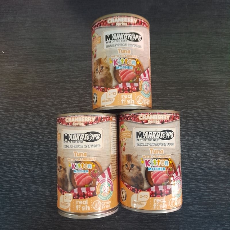 Jual Markotops Tuna with Cranberry Kitten & Mother Makanan Kucing ...