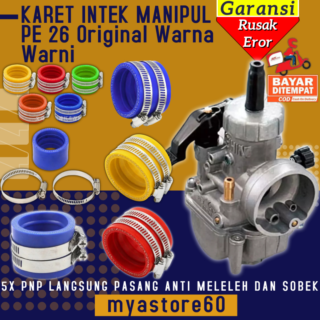 Jual Karet Intek Manipul Manipol Karbu PE Manipol Intek Intex Sambungan Karburator Carburator ...