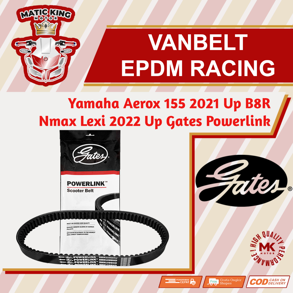 Jual Gates Powerlink Vanbelt V belt Nmax Aerox Lexi All New 2021up B8R ...