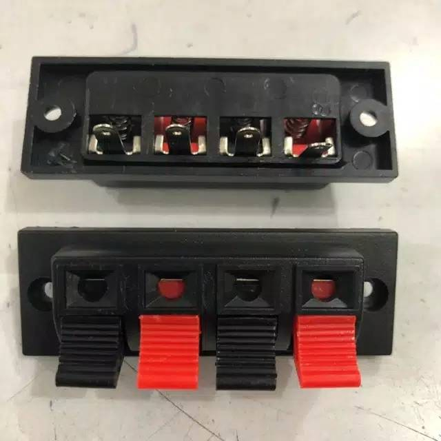 Jual Terminal Speaker 4 P 4 Pin Jepit BESAR / Terminal Speaker 4pin ...