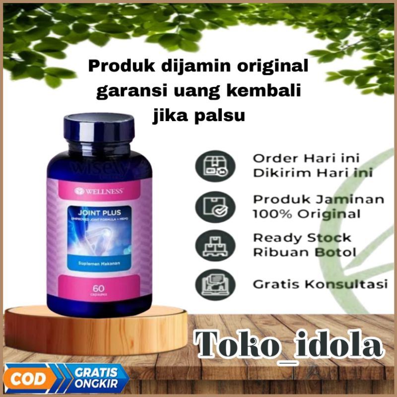 Jual Wellness Joint Plus With Joint Formula MSM Glucosamine | Shopee ...