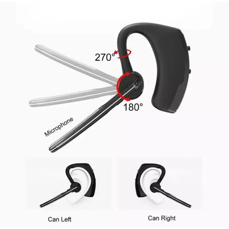 Jual V8 Bluetooth Headset With Long Mic 8D Bass Wireless Earphone 5.0 ...