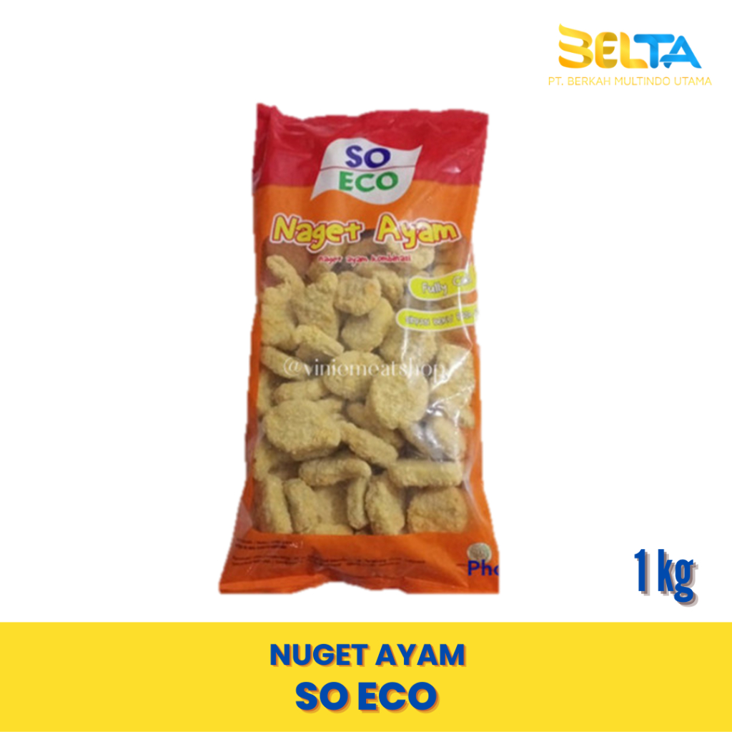Jual So Eco Chicken Naget Nugget 1Kg By So Good Makanan Beku ...