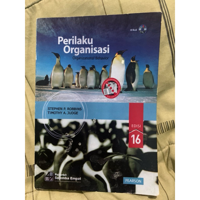 Jual Buku Perilaku Organisasi Edisi 16 (Stephen P.Robbins) (Timothy A ...