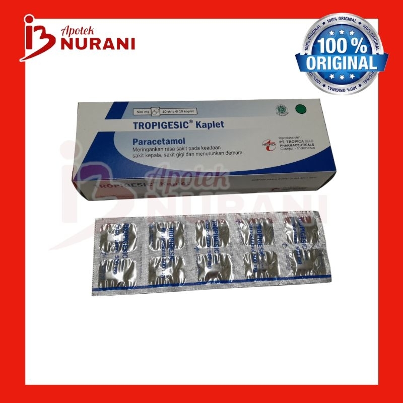 Jual TROPIGESIC STRIP @10 TABLET obat demam & nyeri | Shopee Indonesia