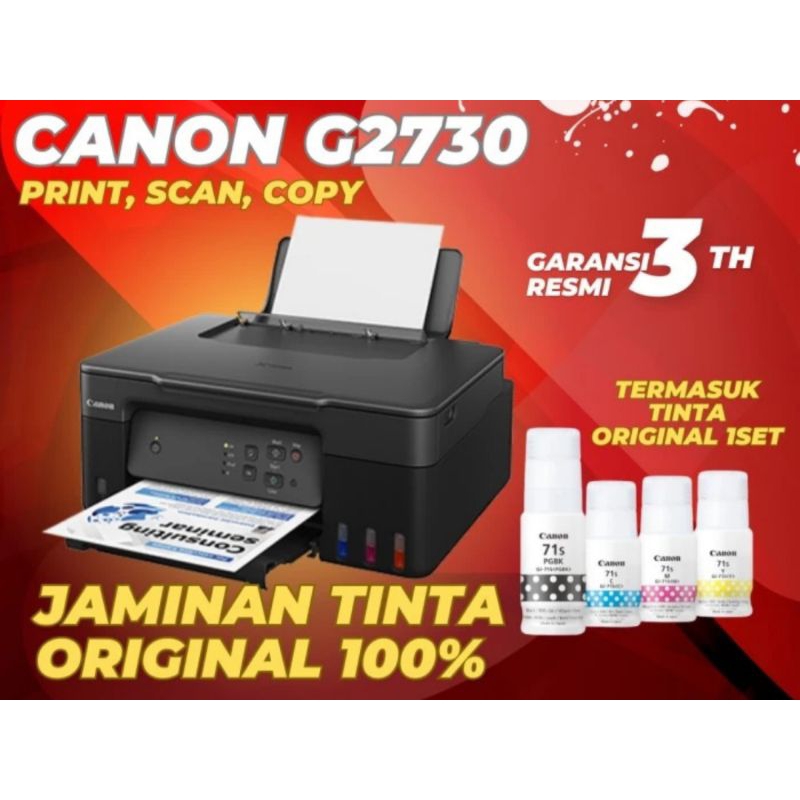 Jual printer canon g2730 (print,scan,copy) | Shopee Indonesia