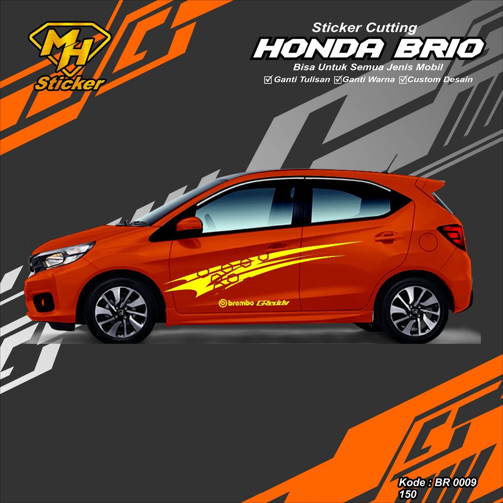 Jual Striping Mobil Brio Cutting Sticker - Avanza - Xenia - Sigra ...
