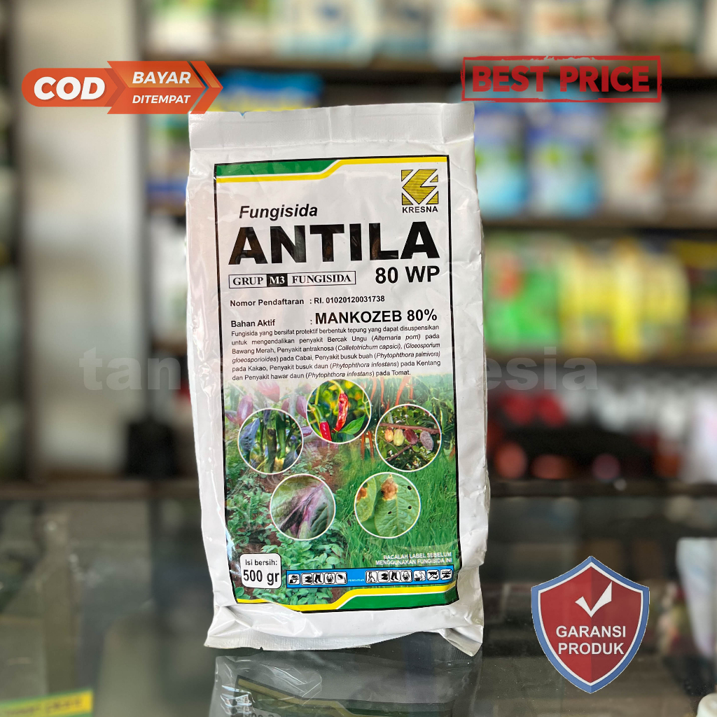 Jual FUNGISIDA - ANTILA 80WP - 500 Gr | Shopee Indonesia