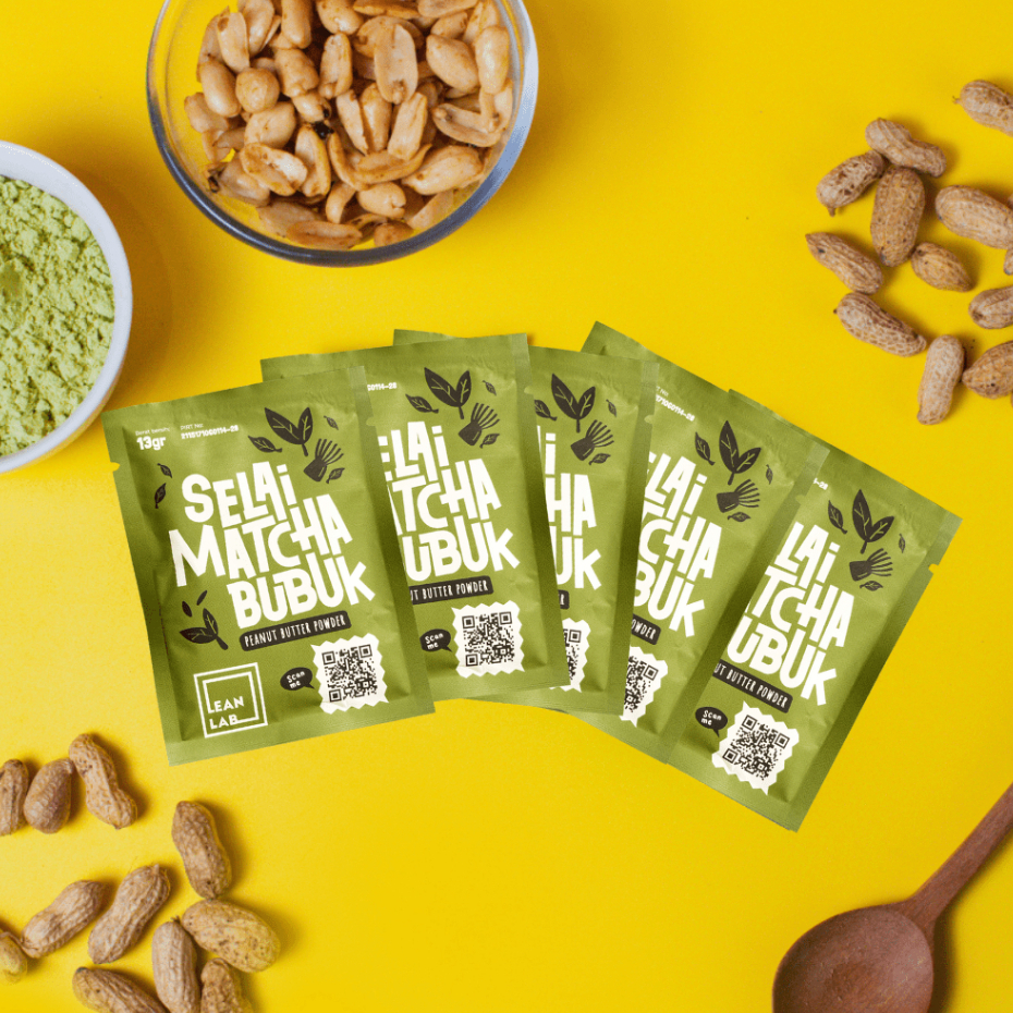 Jual Lean Lab Selai Matcha 2GO (13gr x5) Peanut Butter Powder (Vegan ...