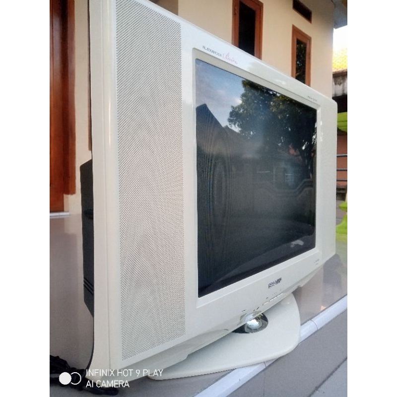Jual TV SHARP ALEXANDER SLIM 21 IN TV NORMAL TINGGAL PASANG STB AZ ...