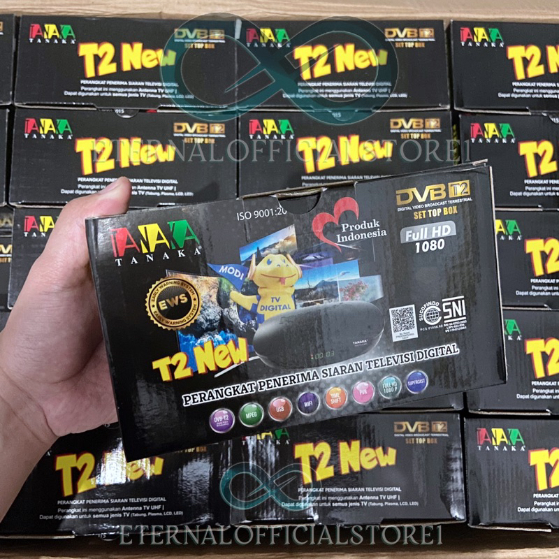 Jual STB SET TOP BOX TANAKA T2 NEW, TV DIGITAL GARANSI RESMI | Shopee ...