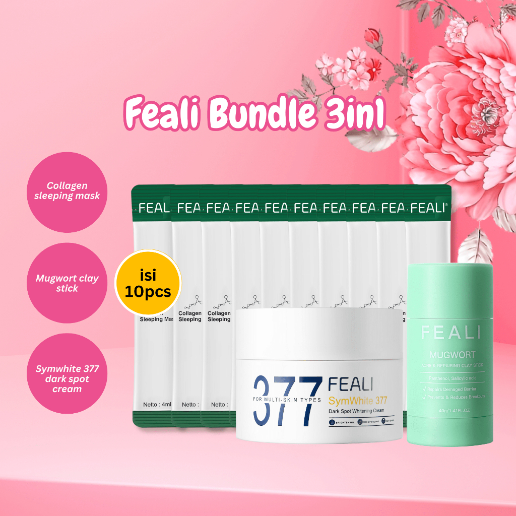 Jual FEALI Symwhite 377 Dark Spot Whitening Cream + FEALI Collagen ...