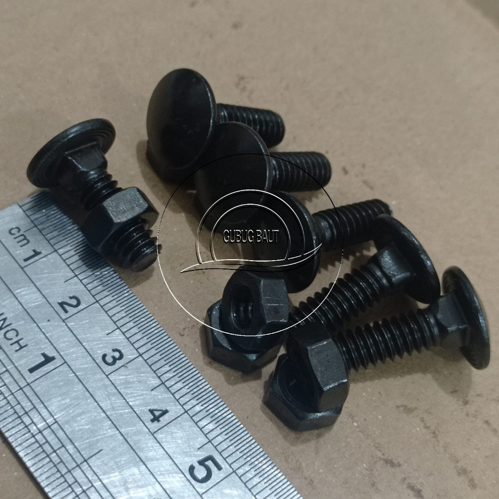 Jual BAUT MUR CB 1/4 x 3/4 KUNCI 10 PANJANG 2CM 2 CM PAGAR M6X20 PAYUNG TRUK BAMPER BEMPER ...