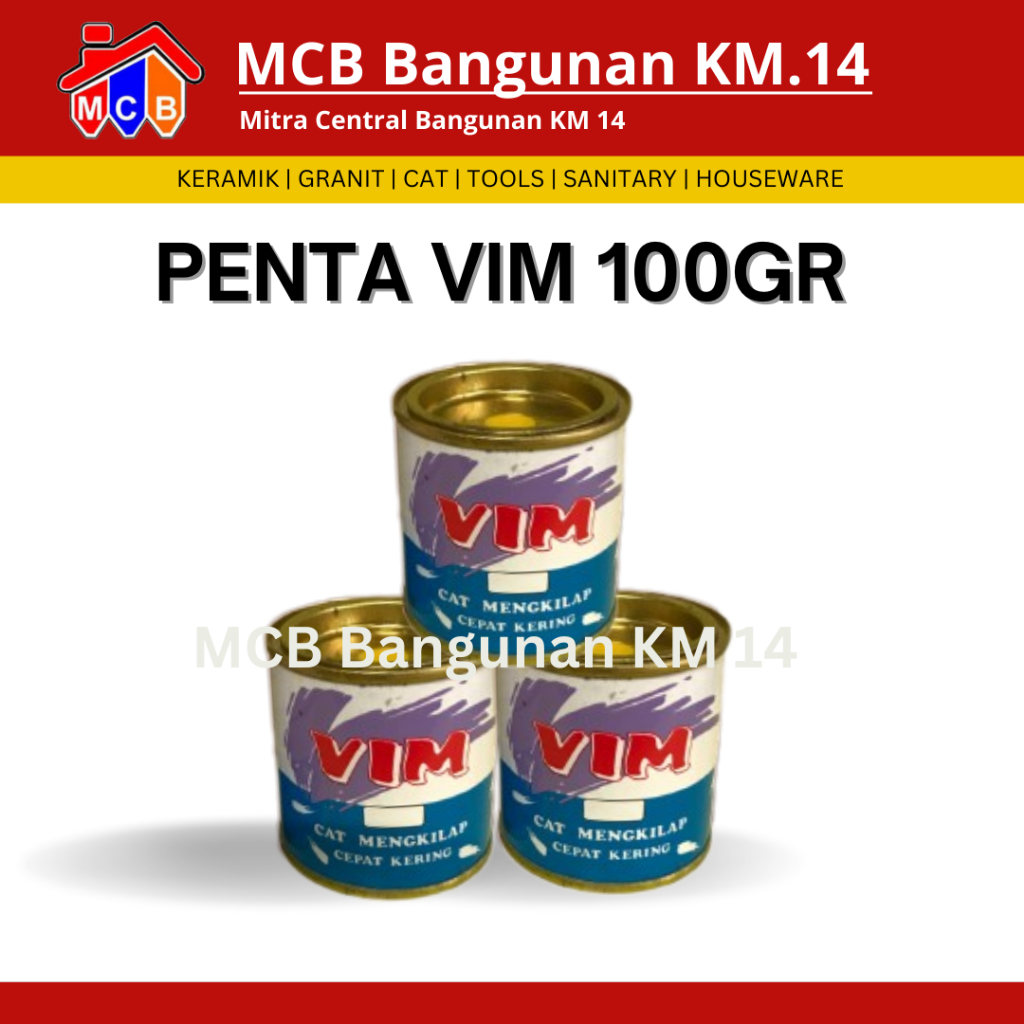 Jual CAT PENTA VIM BESI KAYU 100GR- CAT MINYAK PENTA VIM - PENTA VIM - CAT BESI DAN KAYU ...