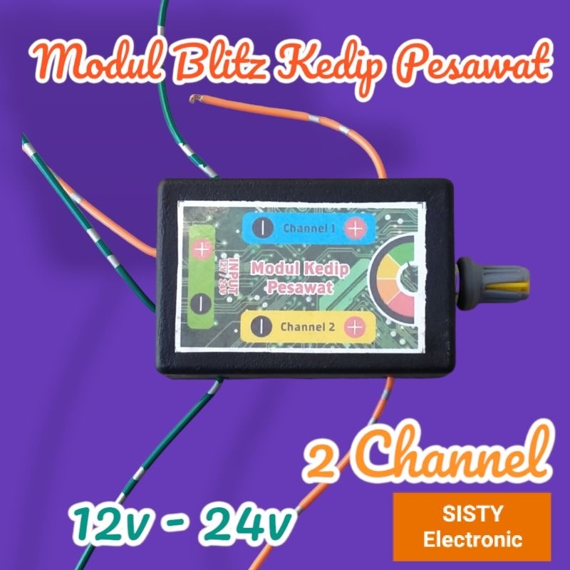 Jual Modul Led Blitz Kedip Pesawat Strobo 2 Chanel 12v - 24v | Shopee ...