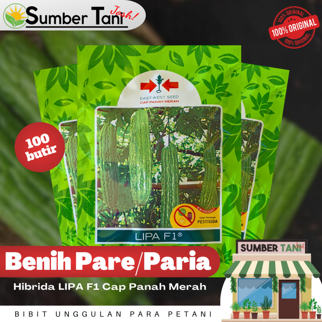 Jual Benih Pare Paria Lipa F1 Isi 100 butir | Shopee Indonesia
