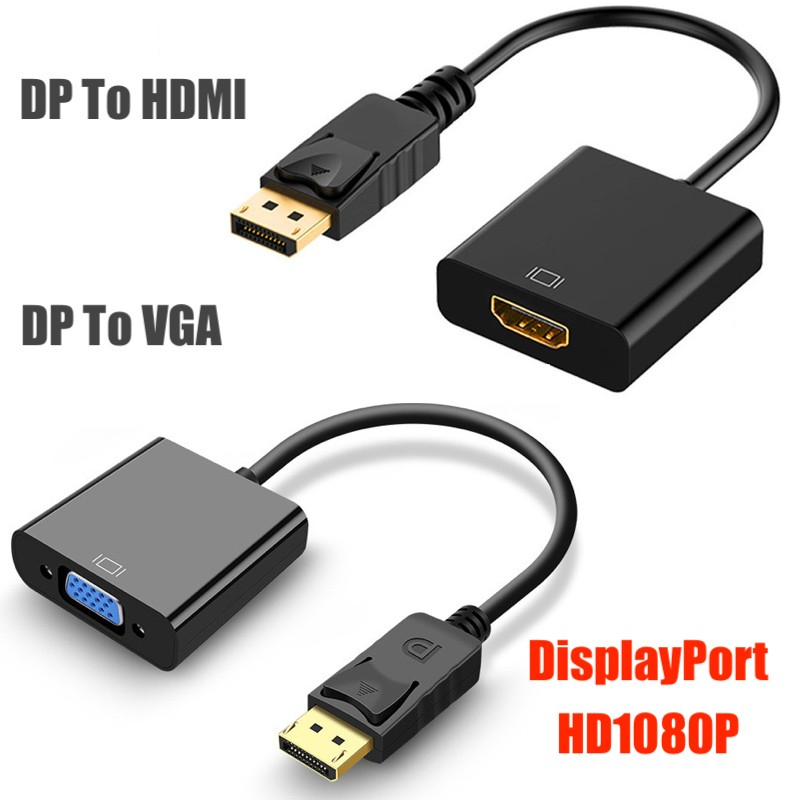 Jual Adaptor Display Port To HDMI Converter DP To VGA DP to HDMI ...