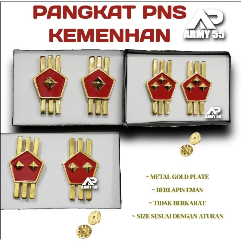 Jual Pin KEMHAN Emblem KEMHAN PANGKAT PNS KEMHAN | Shopee Indonesia