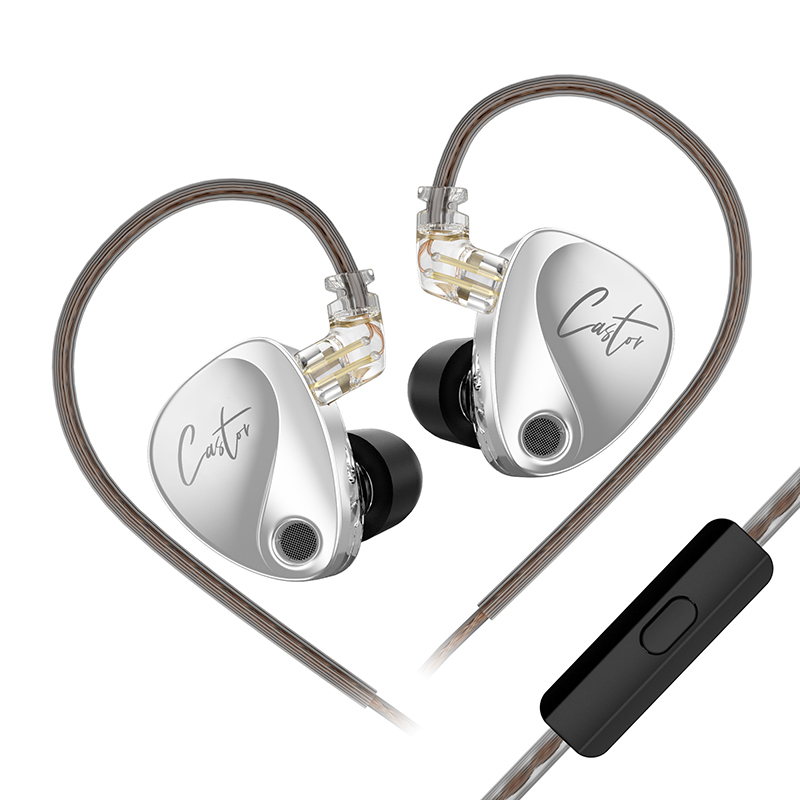 Jual KZ CASTOR Dual Dynamic Driver Metal In Ear Earphone with MIC ...