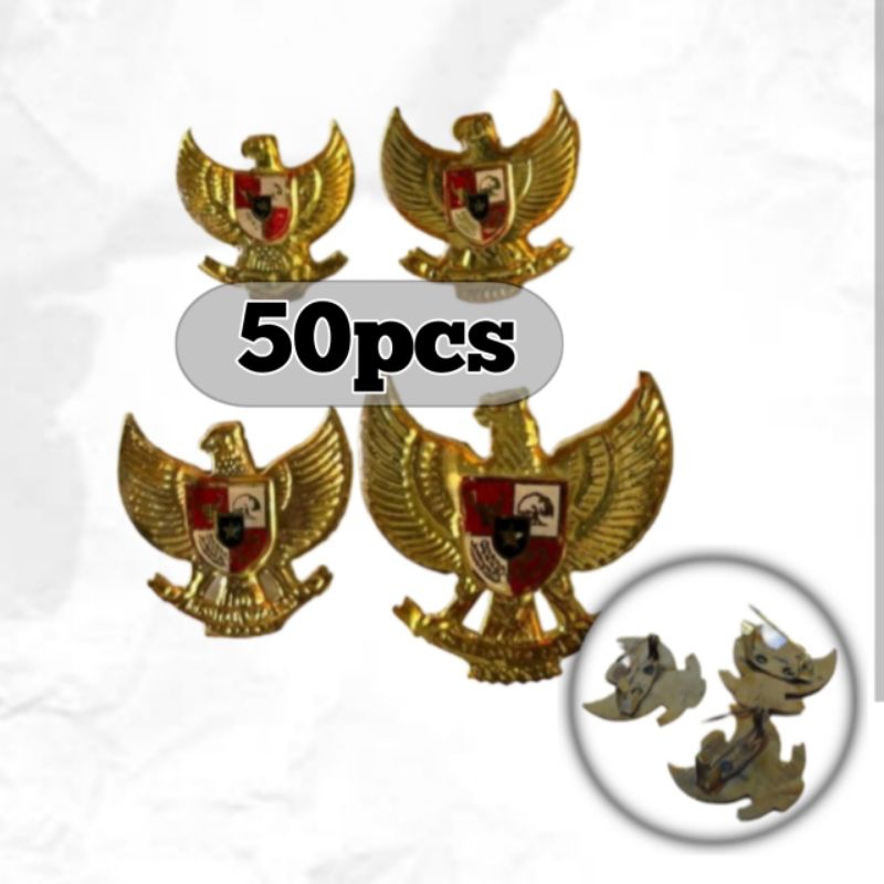 Jual (100pcs) Pin Bros Garuda Paskibra - Pin Garuda Lapis Resin ...