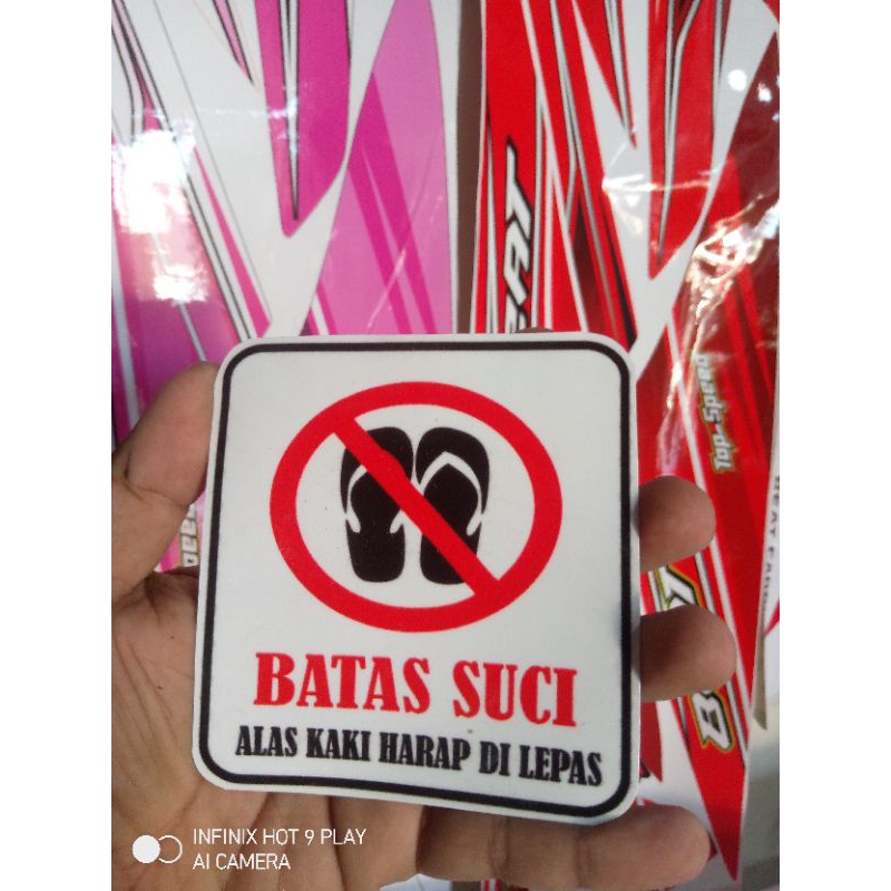 Jual stiker batas suci | Shopee Indonesia