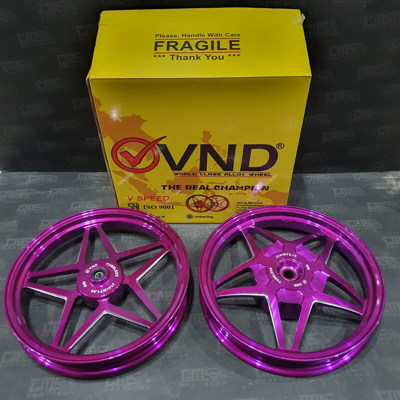Jual Velg Velek VND Racing V Speed Model Bintang Honda Vario 110 Beat ...