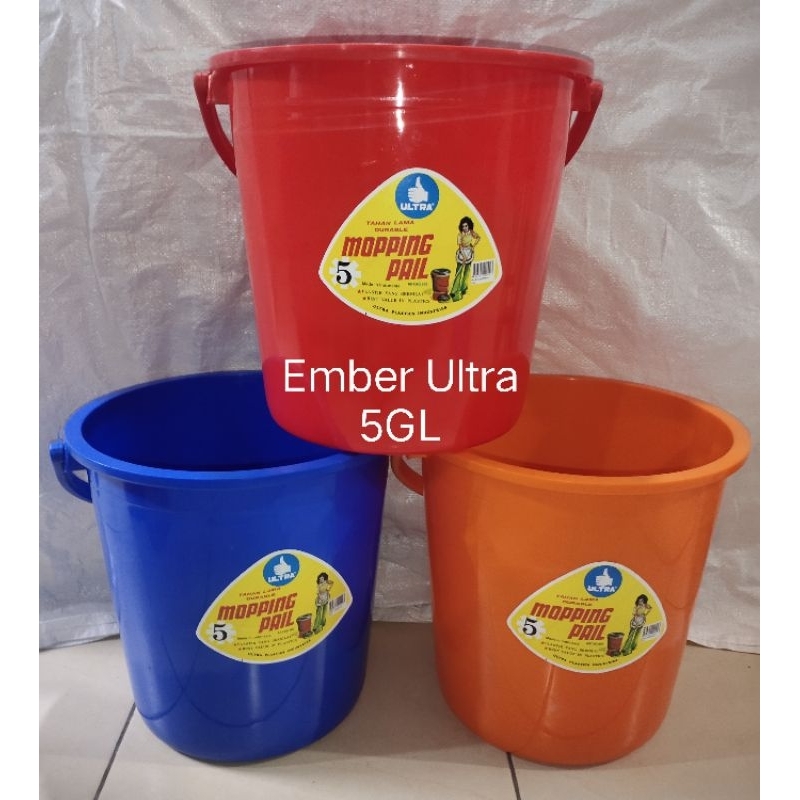 Jual Ember ULTRA 5GL(002) plastik /pc | Shopee Indonesia