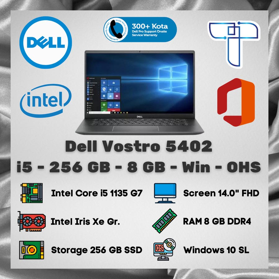 Jual Laptop Notebook Dell Vostro 5402 - i5 - 256 GB - 8 - Win - OHS ...