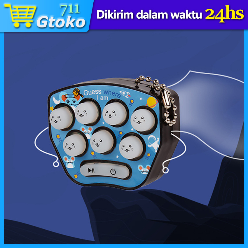 Jual Mainan Anak Pukul Tikus Fidget Toy Game Push Hamster Keychain ...