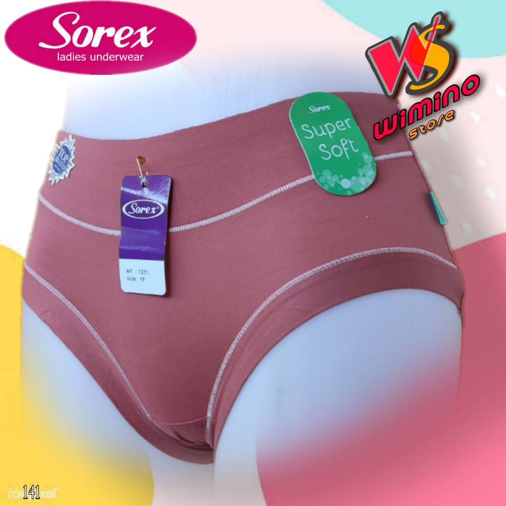 Jual W141 (3 - 12 Pcs) Sorex Celana Dalam Wanita Dewasa, Celana Dalam Perempuan Sorex Size M L ...