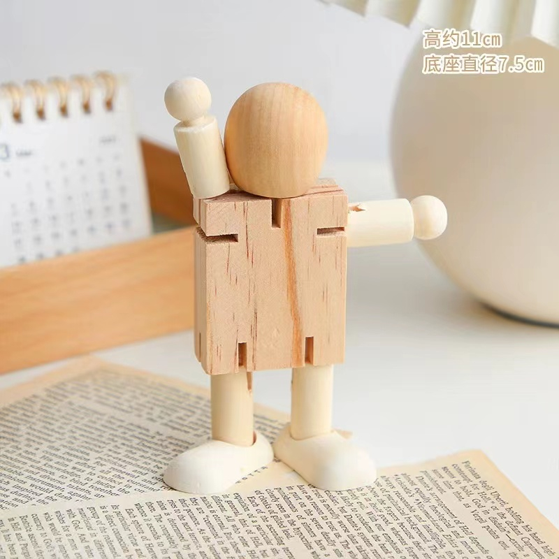 Jual Boneka Kayu Menari Hiasan Meja Dekorasi Kamar Ornamen Lucu Mainan ...
