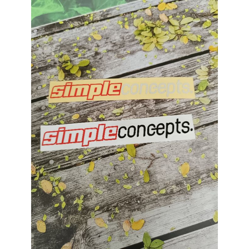 Jual STICKER SIMPLE CONCEPT | Shopee Indonesia