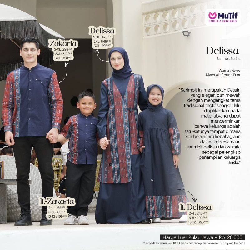 Jual Sarimbit Series Delissa Terbaru 2024//By Mutif | Shopee Indonesia