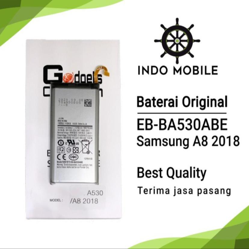 Jual BATTERY SAMSUNG A8 2018 / A530 / EB-BA530ABE ORIGINAL | Shopee ...
