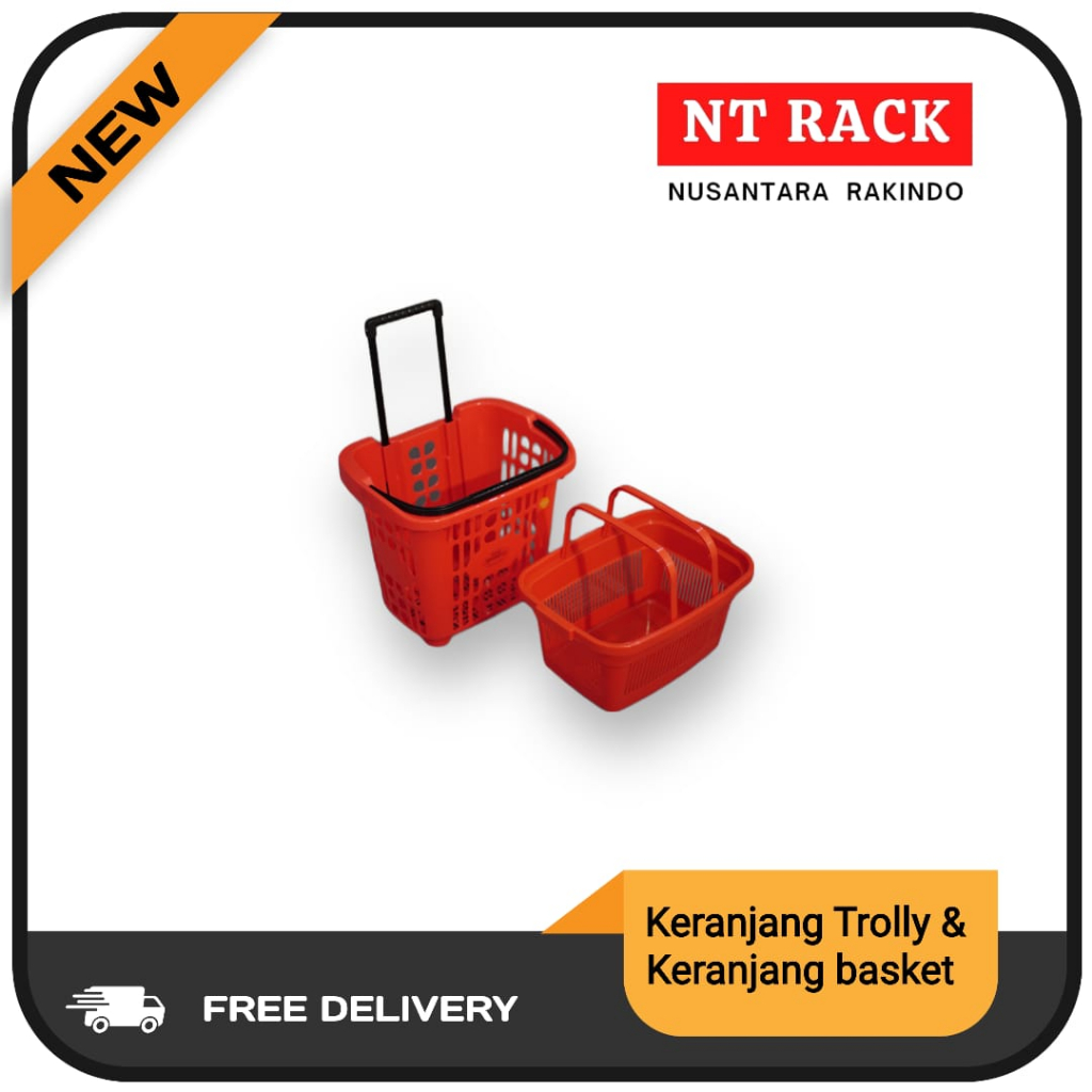 Jual KERANJANG BELANJA / PAKET KERANJANG TROLLY/ KERANJANG BASKET ...