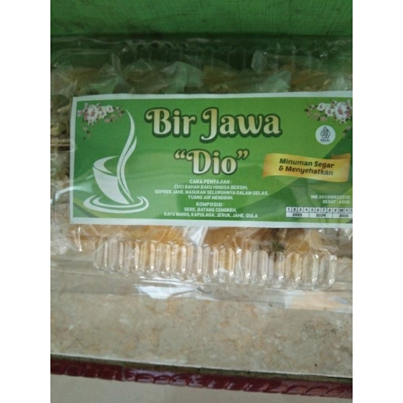 Jual 10 pcs minuman bir Jawa Dio minuman segar dan menyehatkan | Shopee ...