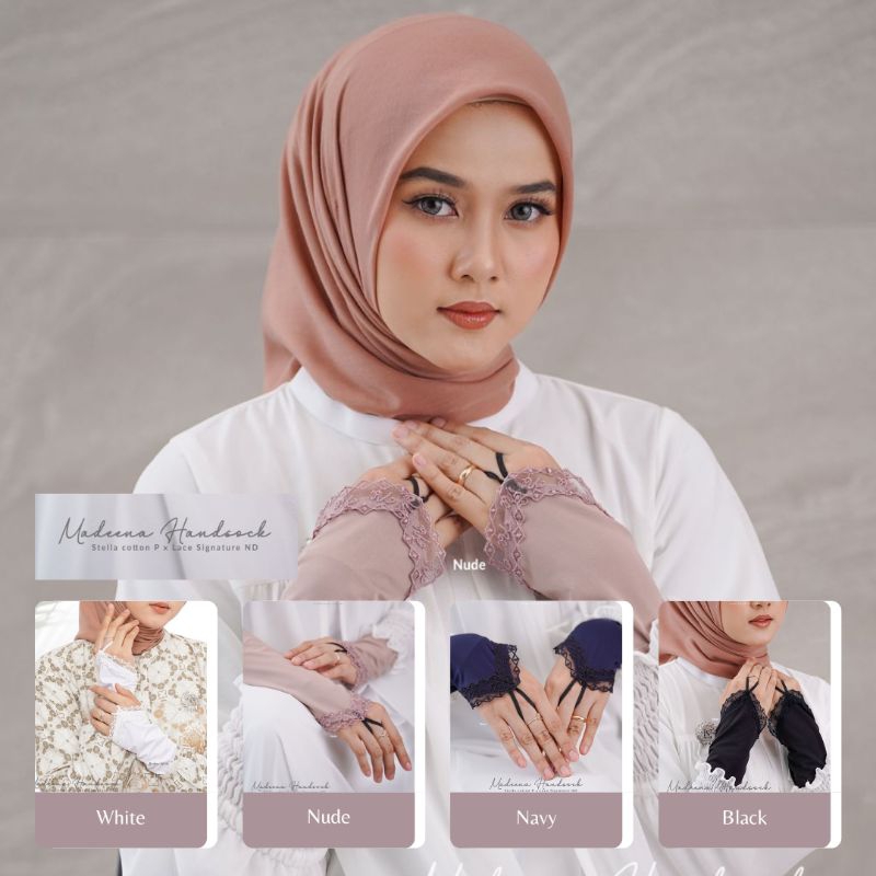 Jual MADEENA HANDSOCK by Nadheera Luxury [ NEW - ND Handsock Series ...