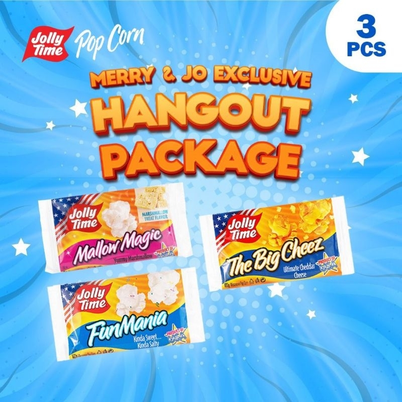 Jual Exclusive Merry Jo X Jolly Time - Paket Hang Out (1TBC, 1FM, 1MM) - Microwave Popcorn ...