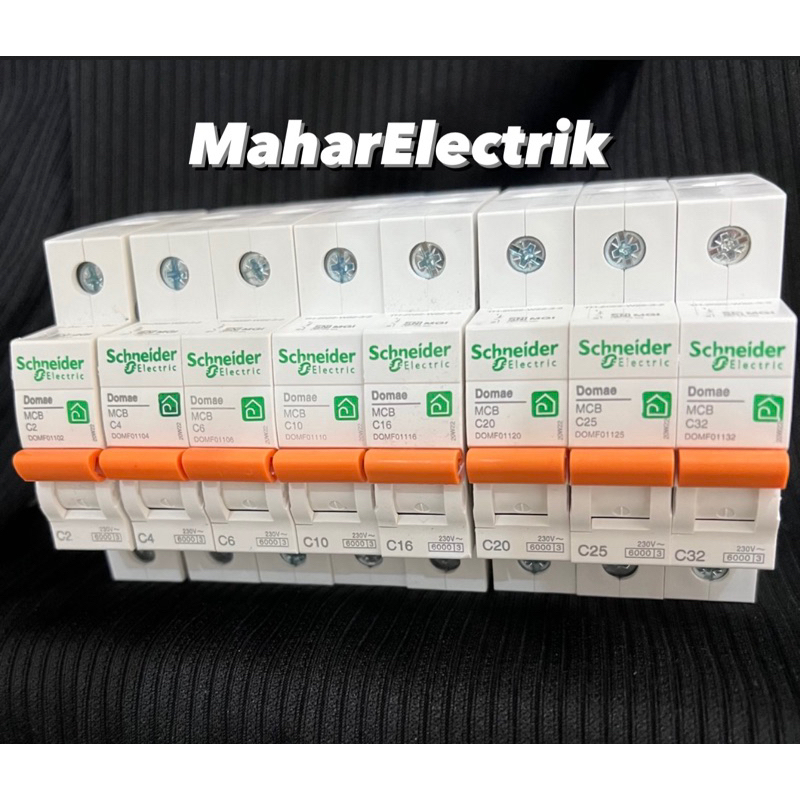 Jual MCB NEW SCHNEIDER 2A 4A 6A 10A 16A 20A 25A 32A 40A 50A 63A | Shopee Indonesia